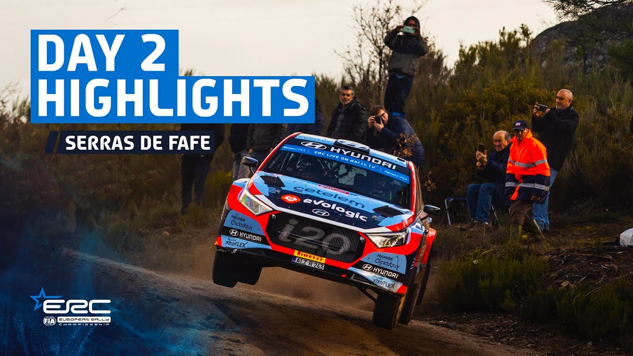 Day 2 Highlights | ERC Rally Serras de Fafe e Felgueiras 2023 - YouTube