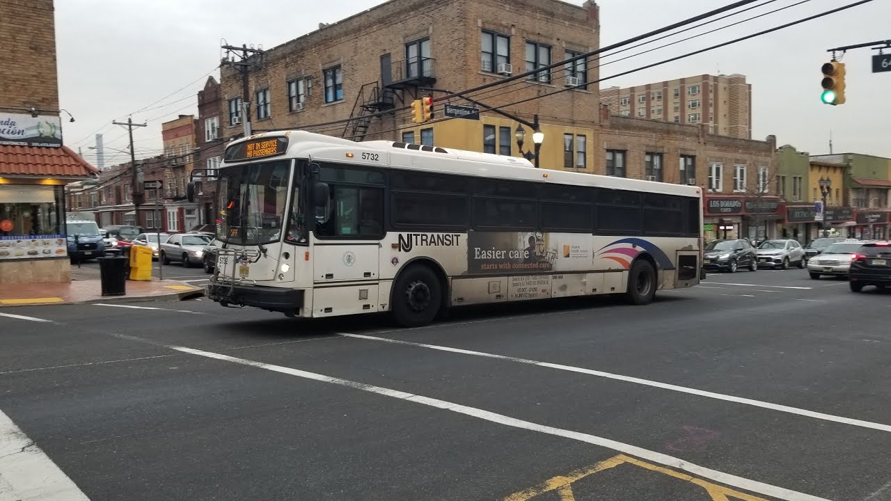 NJT NABI 40-SFW #5732 on the 87 to Gates Avenue via JSQ (Inside) in HD ...