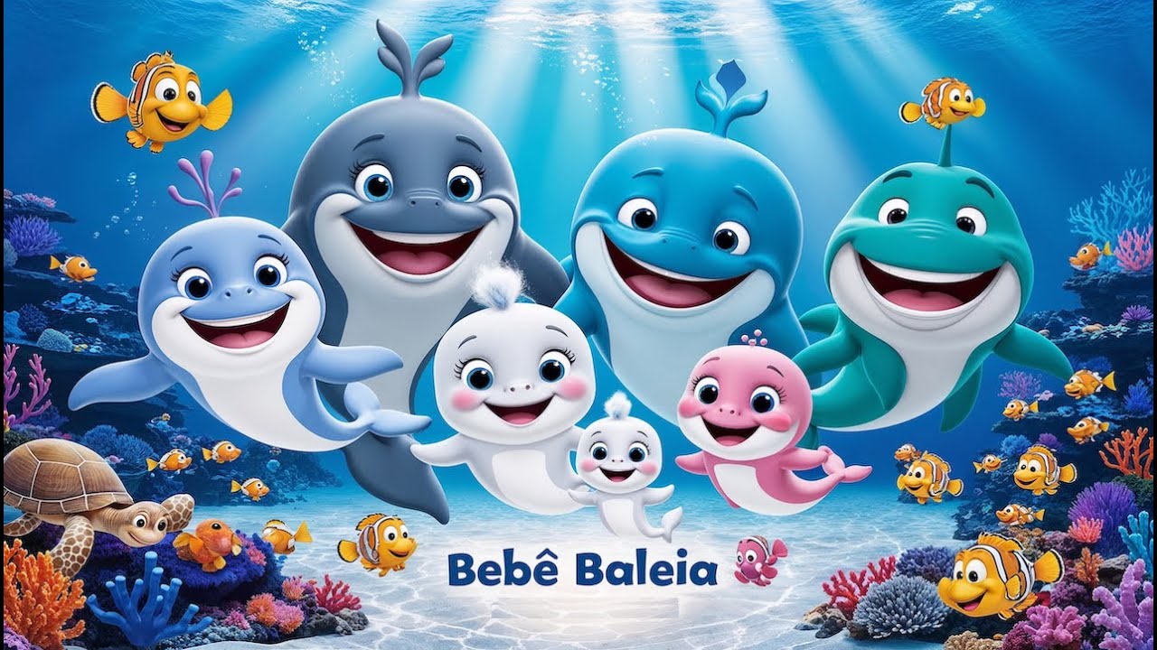 Bebê Baleia | Uma Aventura Musical Mágica no Fundo do Mar! 🐋Baby Shark ...