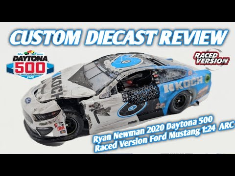 CUSTOM NASCAR Diecast Review ep.364| Ryan Newman 2020 Daytona 500 Raced ...
