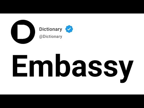 Embassy Meaning In English - YouTube