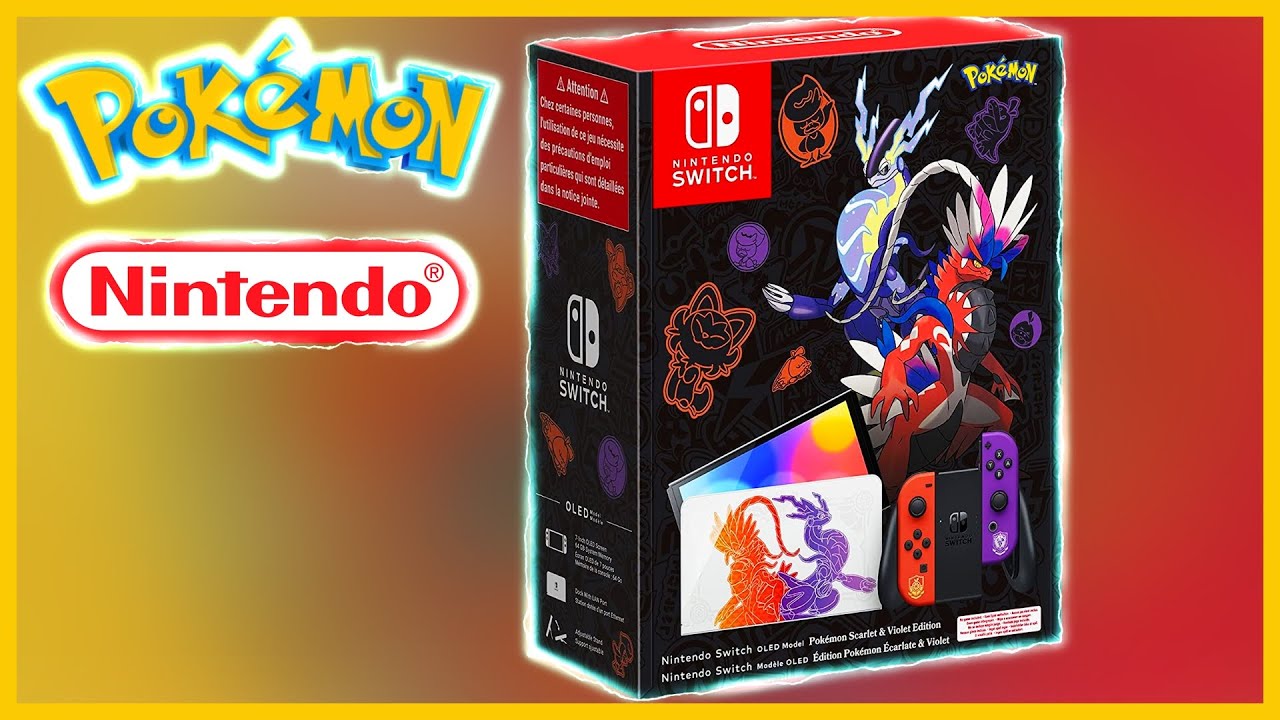 Limited Edition Pokemon Scarlet And Violet Nintendo Switch OLED Model ...