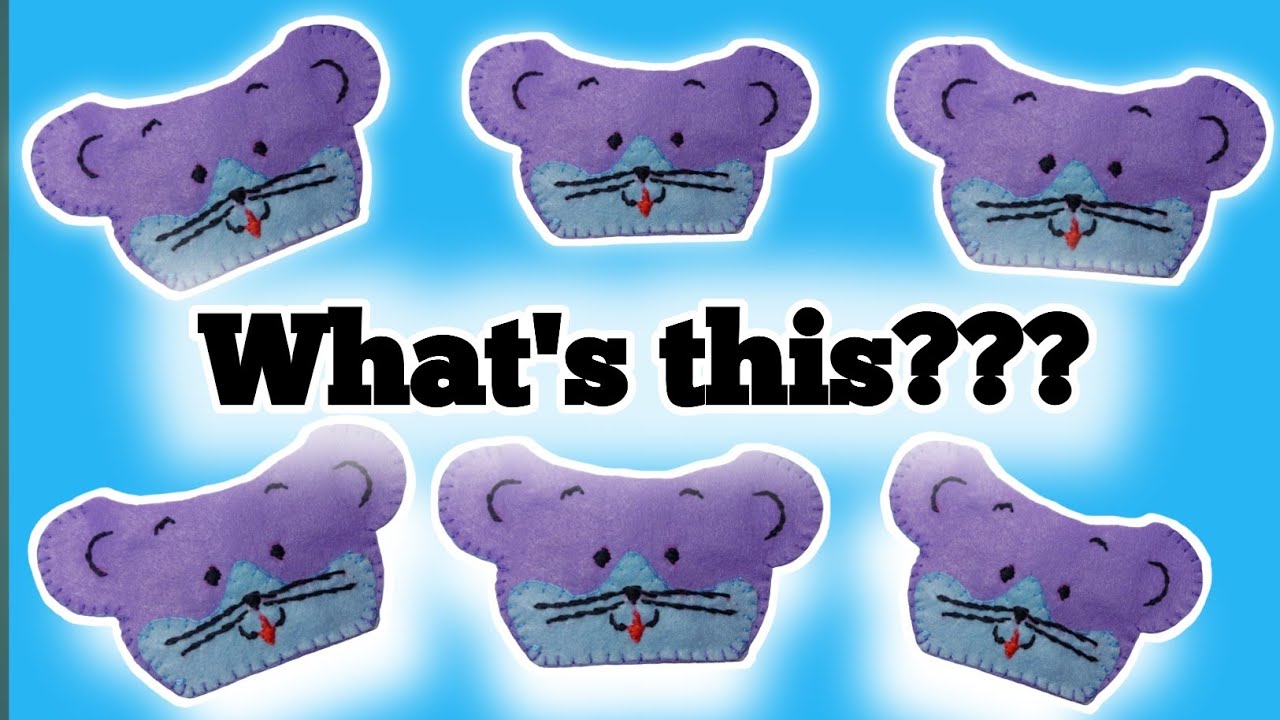 Make a Cute and Functional Mouse-Shaped Wallet from Flannel|how to make ...