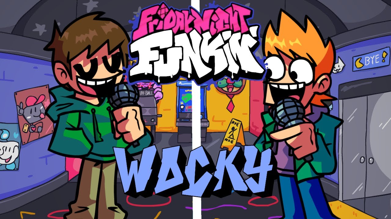 Hey let's check this arcade out! (FNF Wocky but it's a Edd and Matt ...