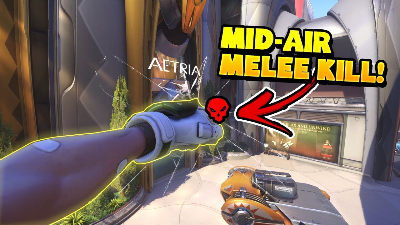 Rare MID-AIR MELEE Kill..!? - Overwatch Funny Moments & Best Plays 28 ...