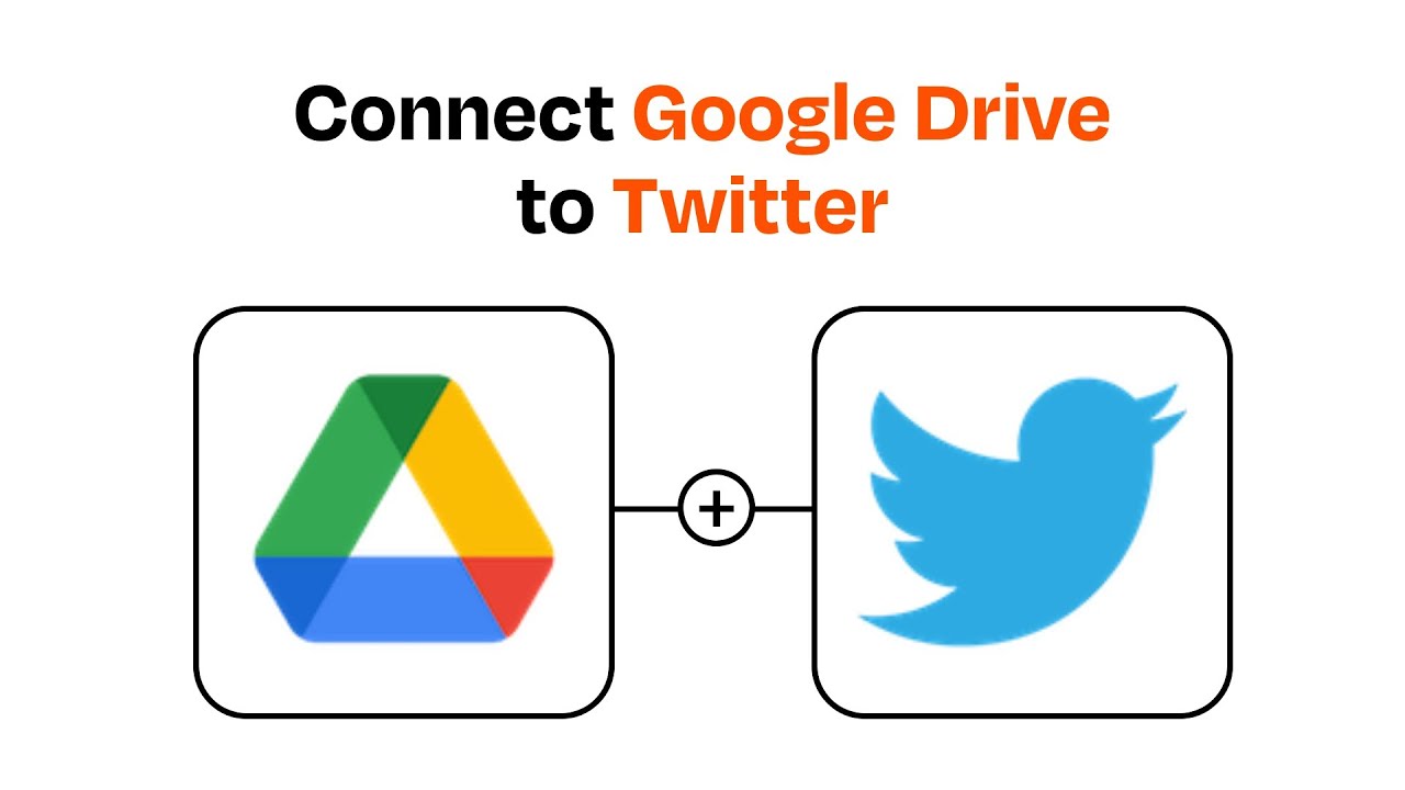 How to connect Google Drive to Twitter - Easy Integration - YouTube