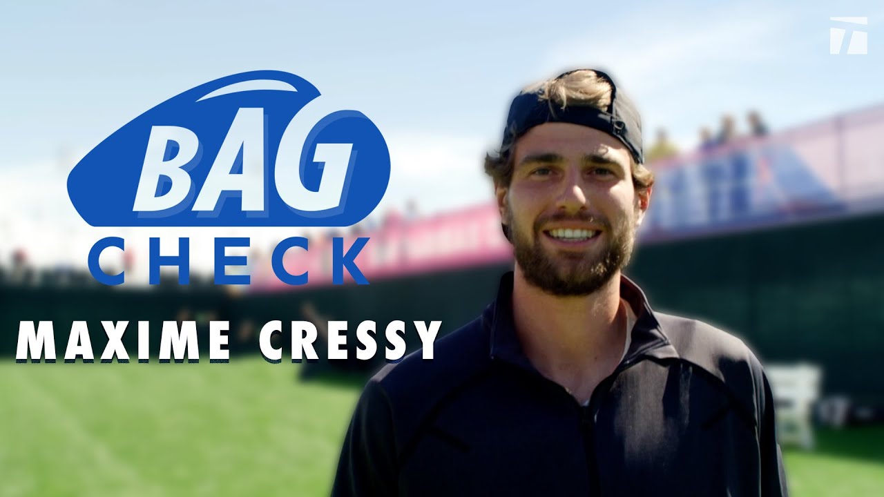 Maxime Cressy Never Forgets the Hair Gel | Bag Check 2023 - YouTube