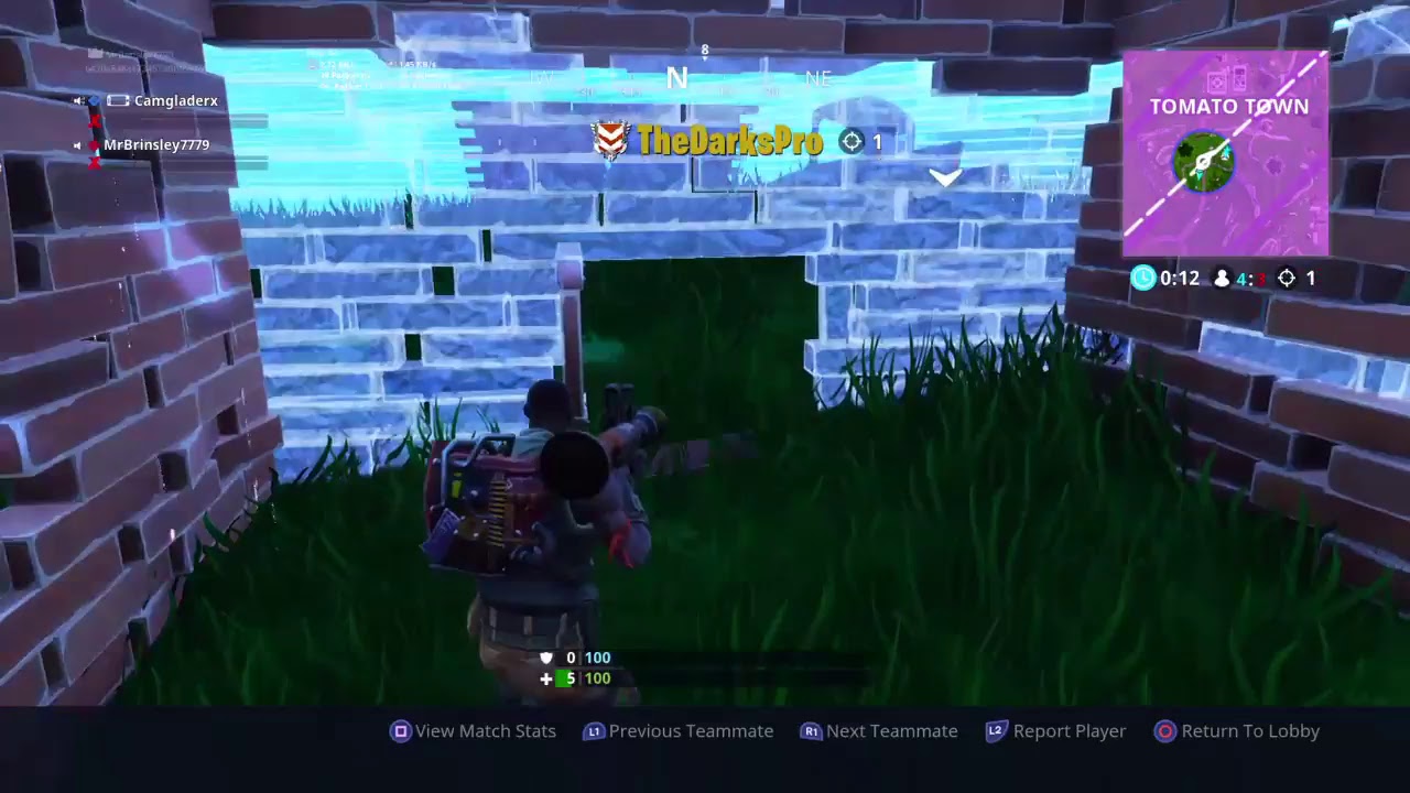 Fortnite playing with brother - YouTube