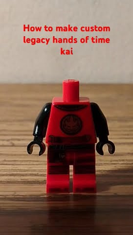how to make custom legacy hands of time Kai #lego #legoninjago #ninjago ...