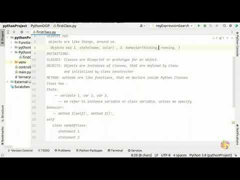 1. Introduction to Python Object Oriented Programming - What is Classes, Methods and Objects ...