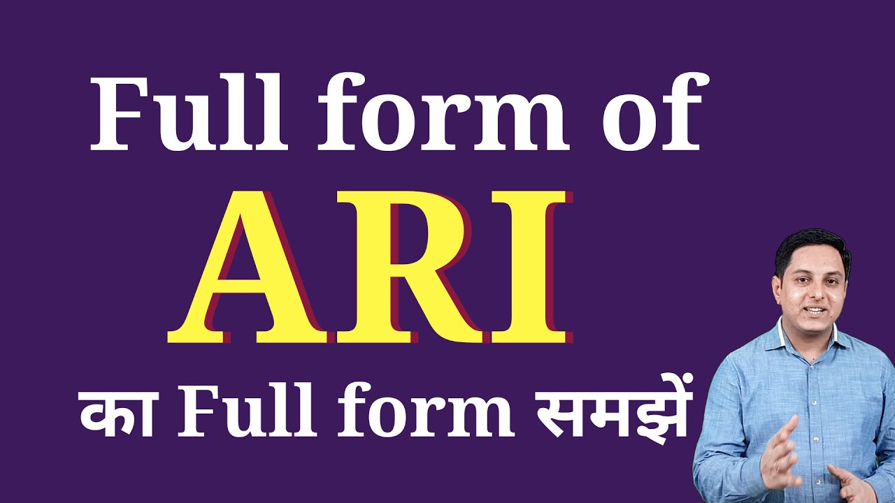 ARI Ka Full Form Full Form Of ARI In English YouTube ari-ka-full-form-full-form-of-ari-in-english-youtube