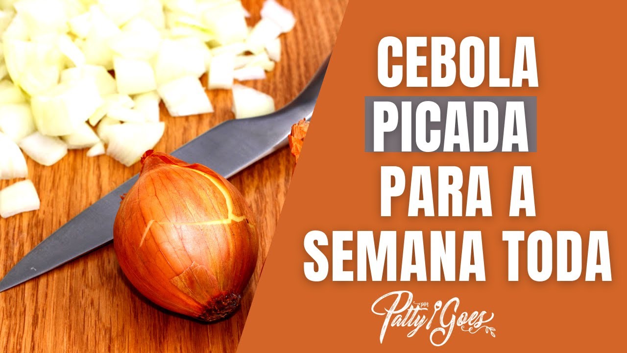 Cebola picada na geladeira para a semana toda! Quer? - YouTube