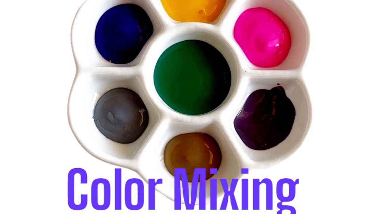 Guess the final color🌈|color mixing asmr| satisfying video| asmr video ...