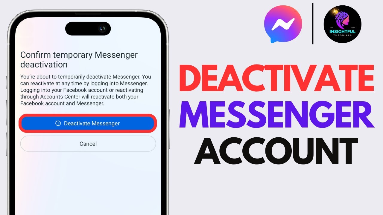How to Deactivate Messenger Account (2024 Update) । Deactivate ...