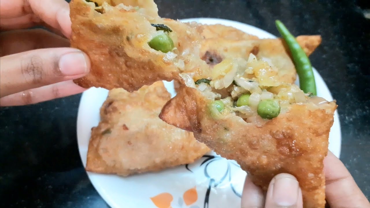 #mutton kheema samosa#non-veg samosa tasty n easy#mutton kheema samosa ...