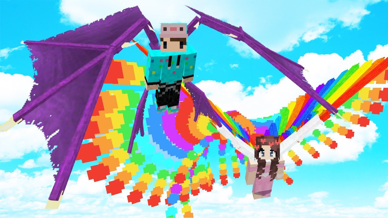 Aku Hack Minecraft Agar Bisa Menambahkan SAYAP - SAYAP MEWAH - YouTube