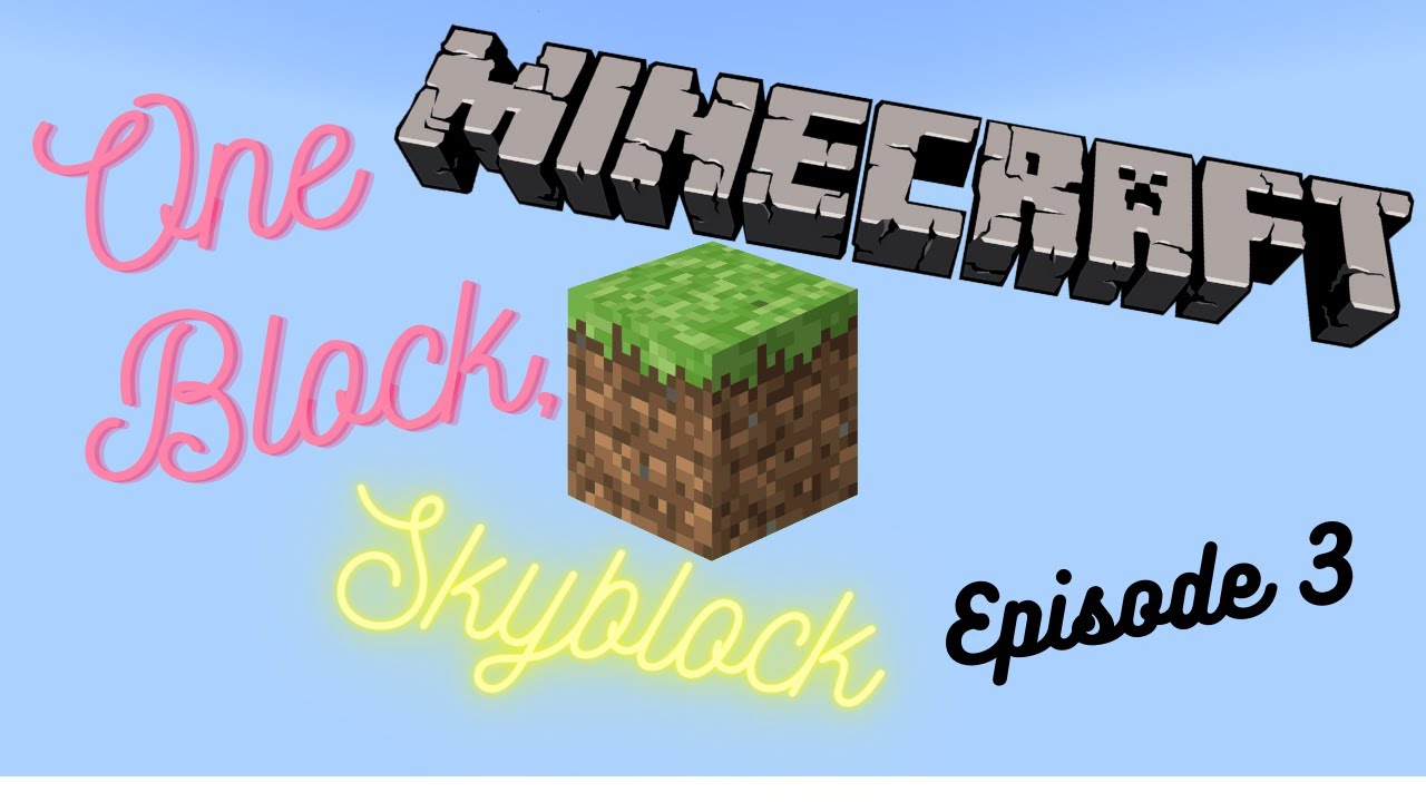 The Deep Dark Ocean - Minecraft - One Block, Sky Block - Episode 3 ...