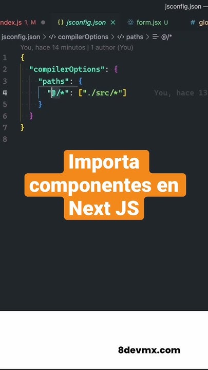 Importa componentes fácil y rápido en Next.js - YouTube