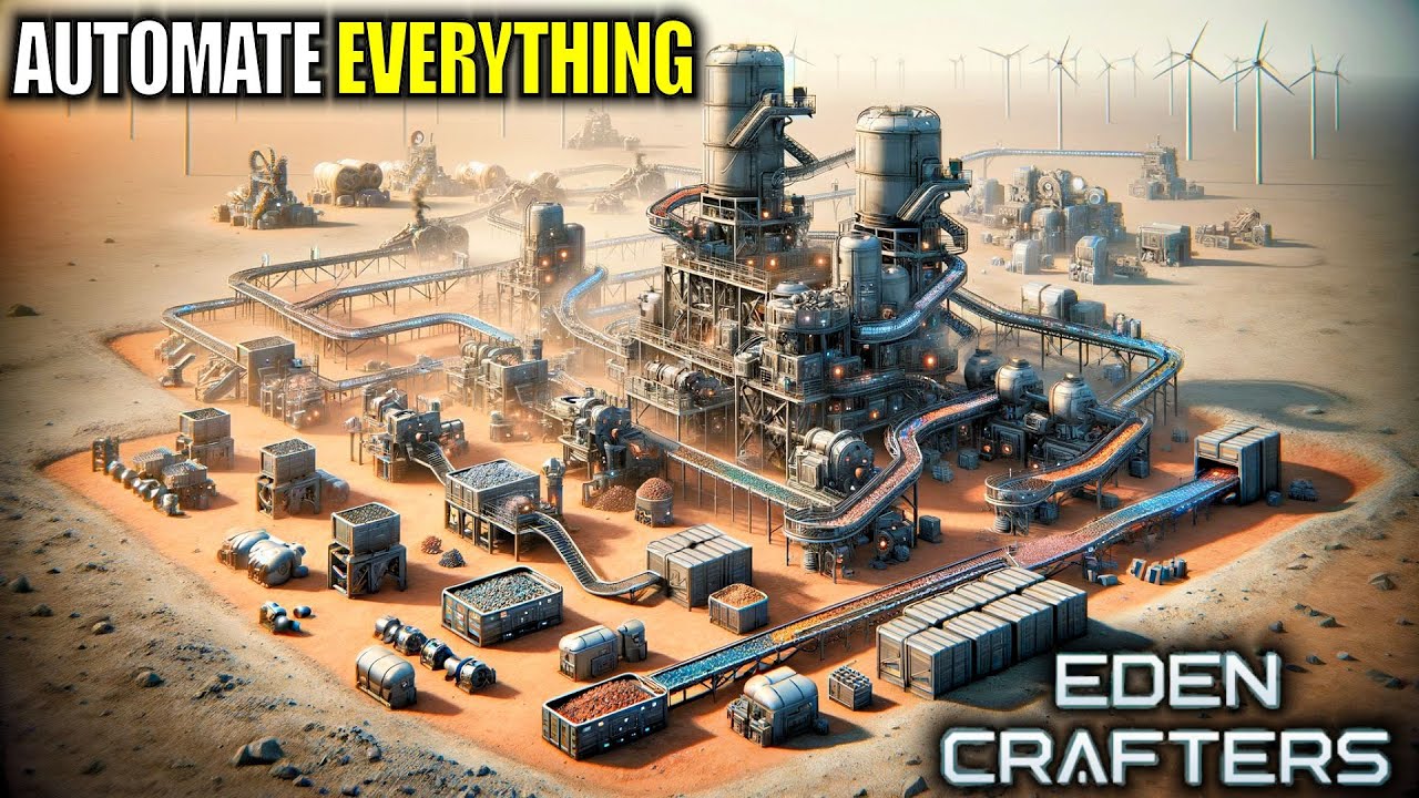 My Perfect Factory Game Idea | Eden Crafters Gameplay | Part 3 - YouTube