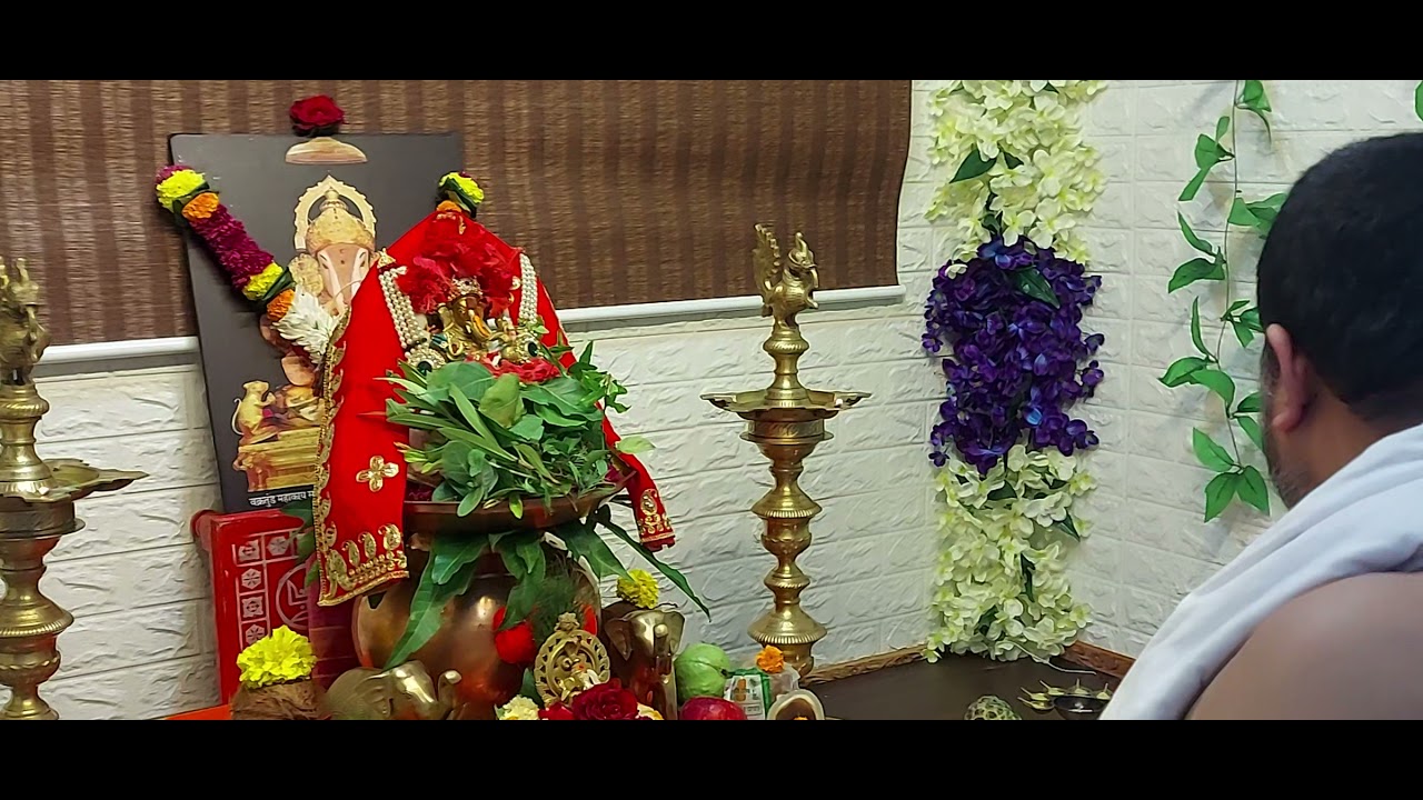 Shree satyavainayak pooja part 3 pushpa pooja - YouTube