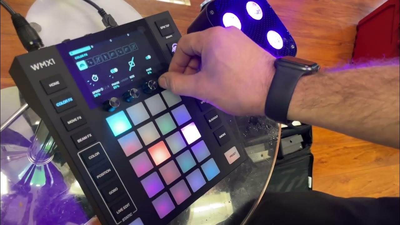 ADJ WMX1 Tutorial: Setting Up Your First Uplight (1/3) - YouTube
