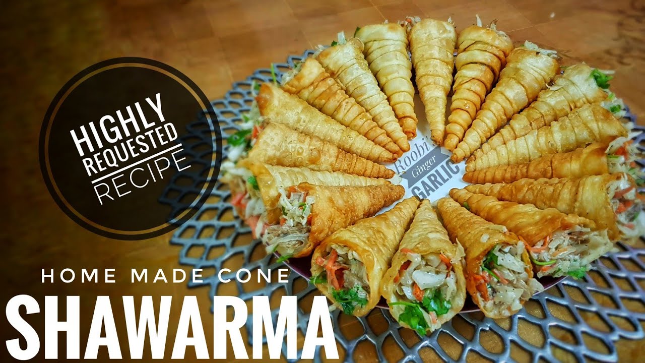 ഇത്രയും എളുപ്പത്തിൽ കോൺ ഷവർമ നിങ്ങൾ വീട്ടിൽ ഉണ്ടാക്കിയിട്ടുണ്ടോ..? /HOME MADE "CONE SHAWARMA ...