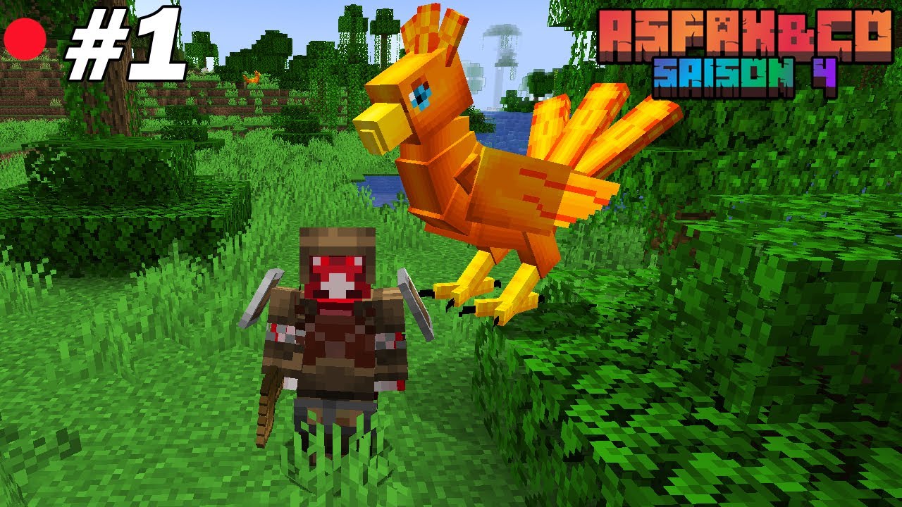 Début d'une nouvelle survie moddée Minecraft ! Asfax & Co S4 Ep1 - YouTube