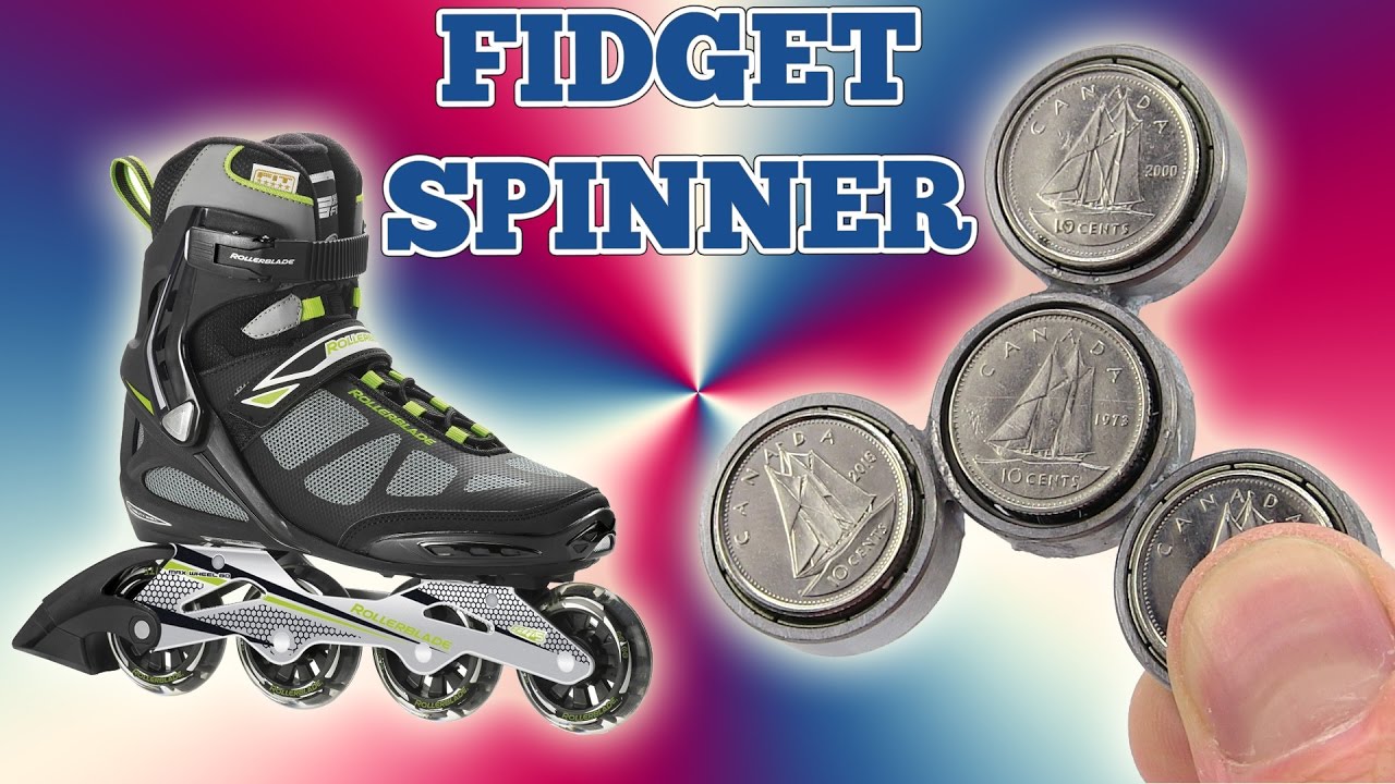 DIY : How To Make a Simple Fidget Spinner Out Of Old Rollerblade Wheels ...