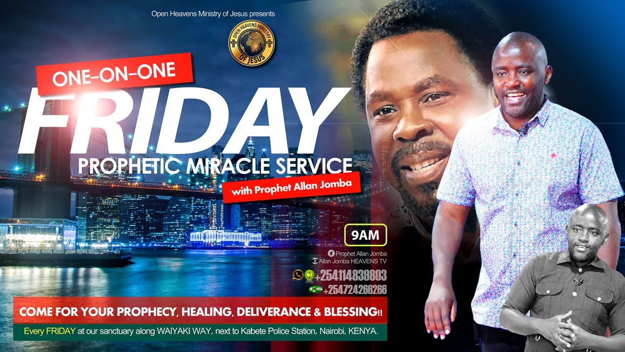 LIVE PROPHETIC MIRACLE FRIDAY SERVICE WITH PROPHET ALLAN JOMBA 12-05 ...