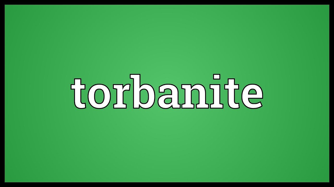Torbanite Meaning - YouTube