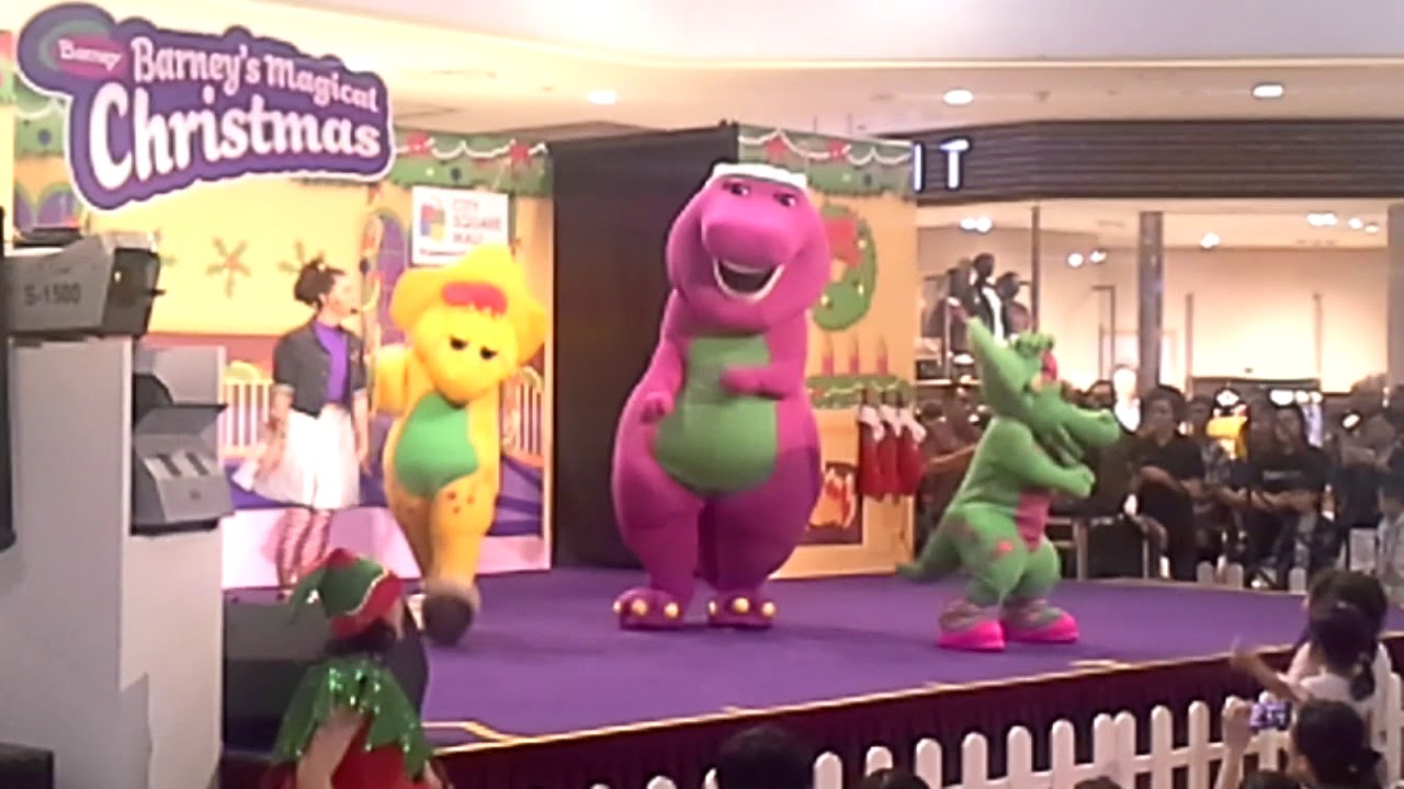 Me watching the performance of Barney's Magical Christmas at the City ...