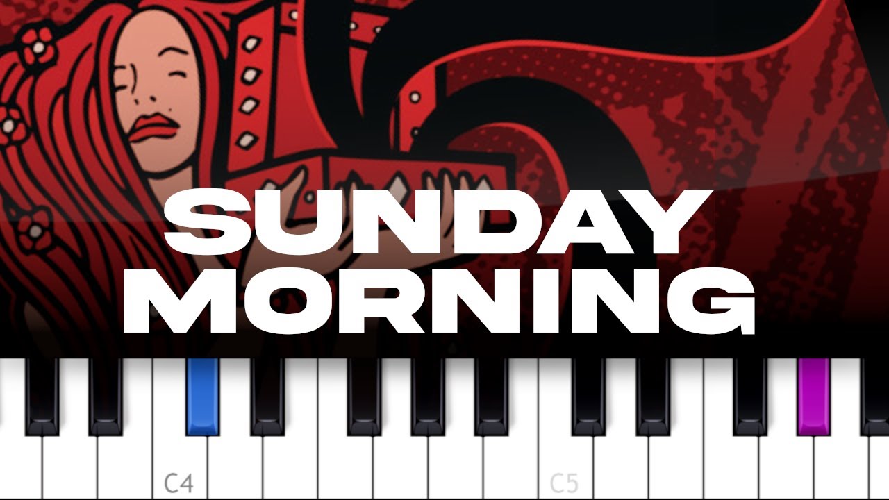 Maroon 5 - Sunday Morning (piano tutorial) - YouTube