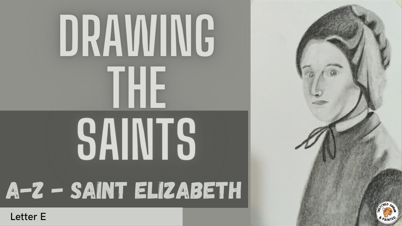 Saint Elizabeth Ann Seton Charcoal Drawing - Saints A to Z - YouTube