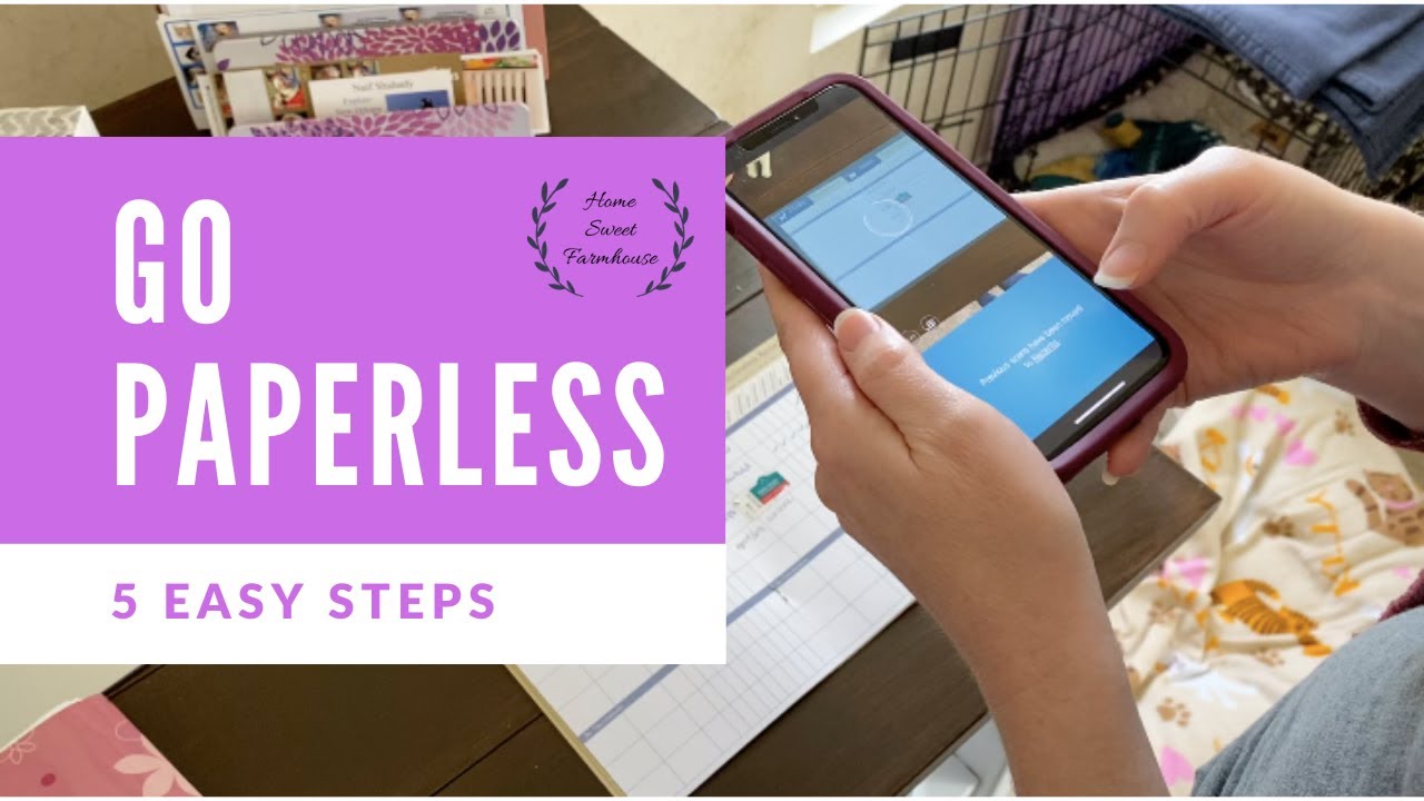 5 Simple Steps To Take Your Home Office Paperless in 2020 | Home Sweet ...
