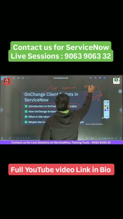 What is OnChange Client Script ? #servicenow # ...