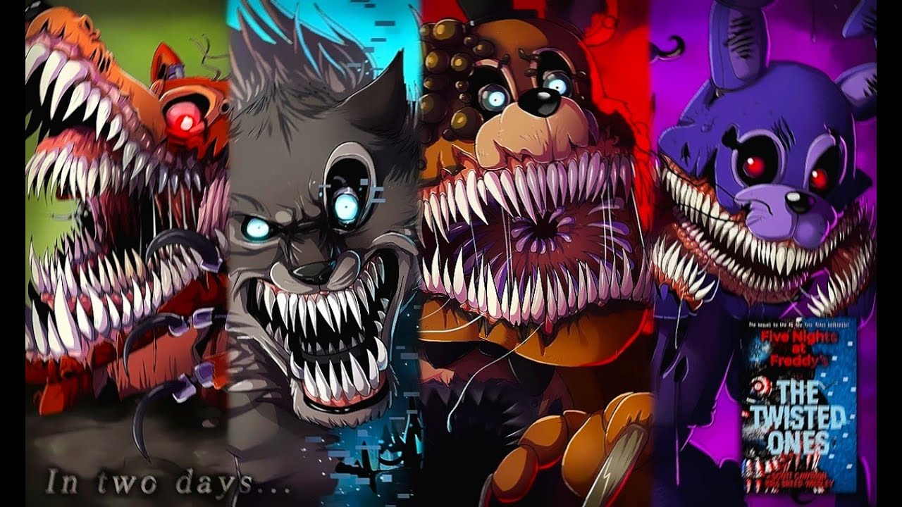 The Twisted animatronics sing the FNAF 1 song - YouTube