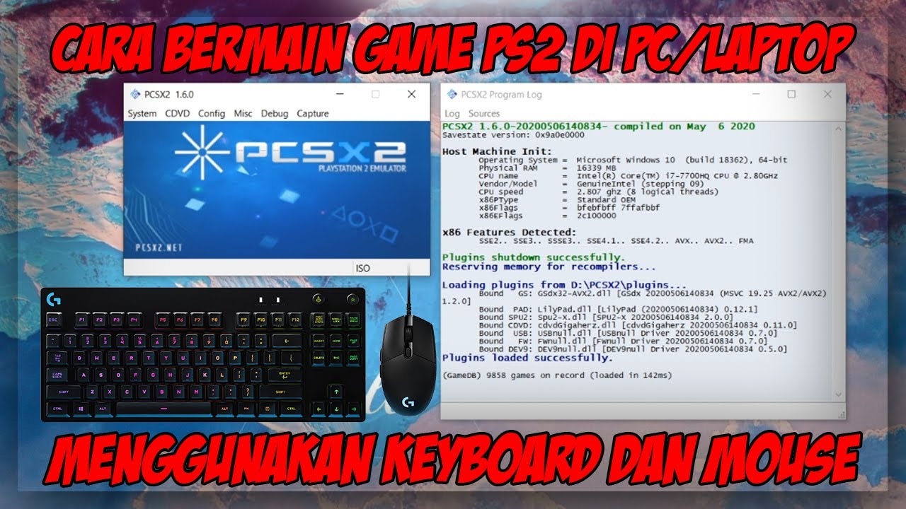 Cara Bermain Game PS2 Di PCSX2 Menggunakan Keyboard Dan Mouse - YouTube