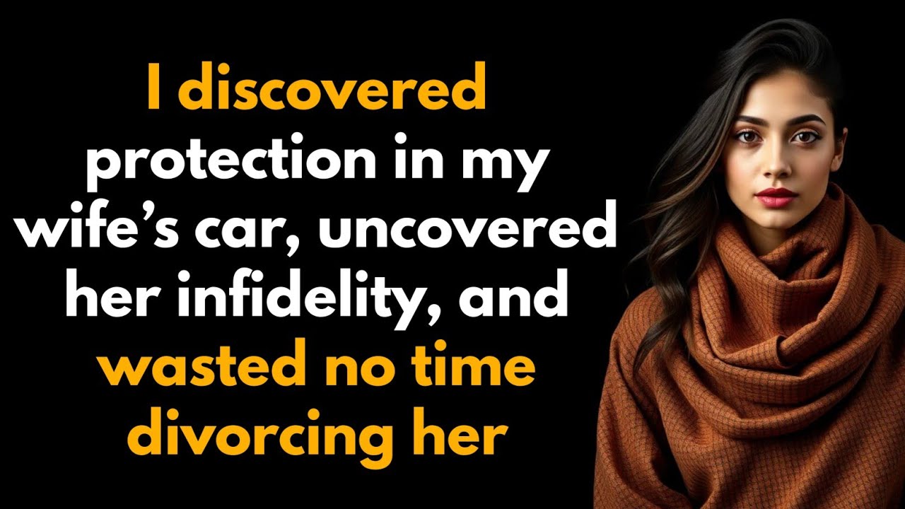 I discovered protection in my wife’s car, uncovered her infidelity, and ...