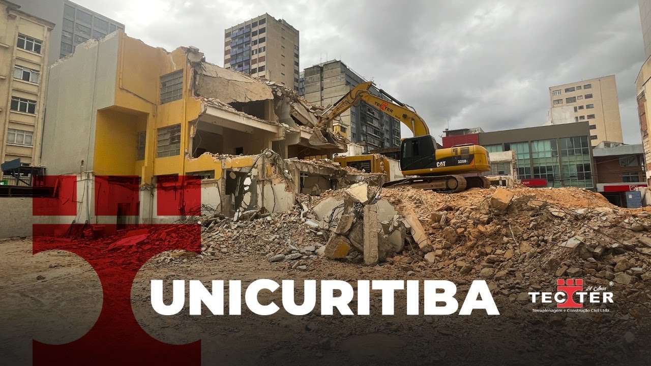 Demolição Prédio Unicuritiba Curitiba Pr Tecter Youtube