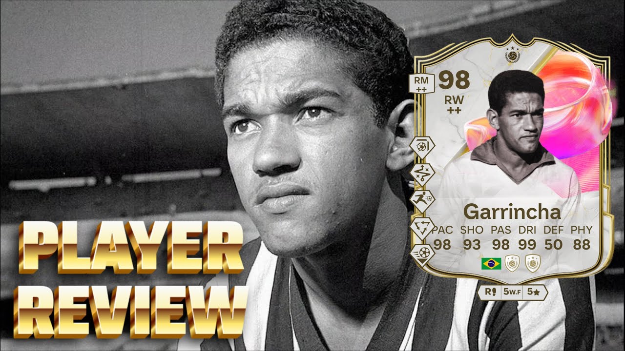 ¡SU MOVILIDAD NO TIENE SENTIDO! -REVIEW GARRINCHA 98 ICON FUTTIES EAFC ...