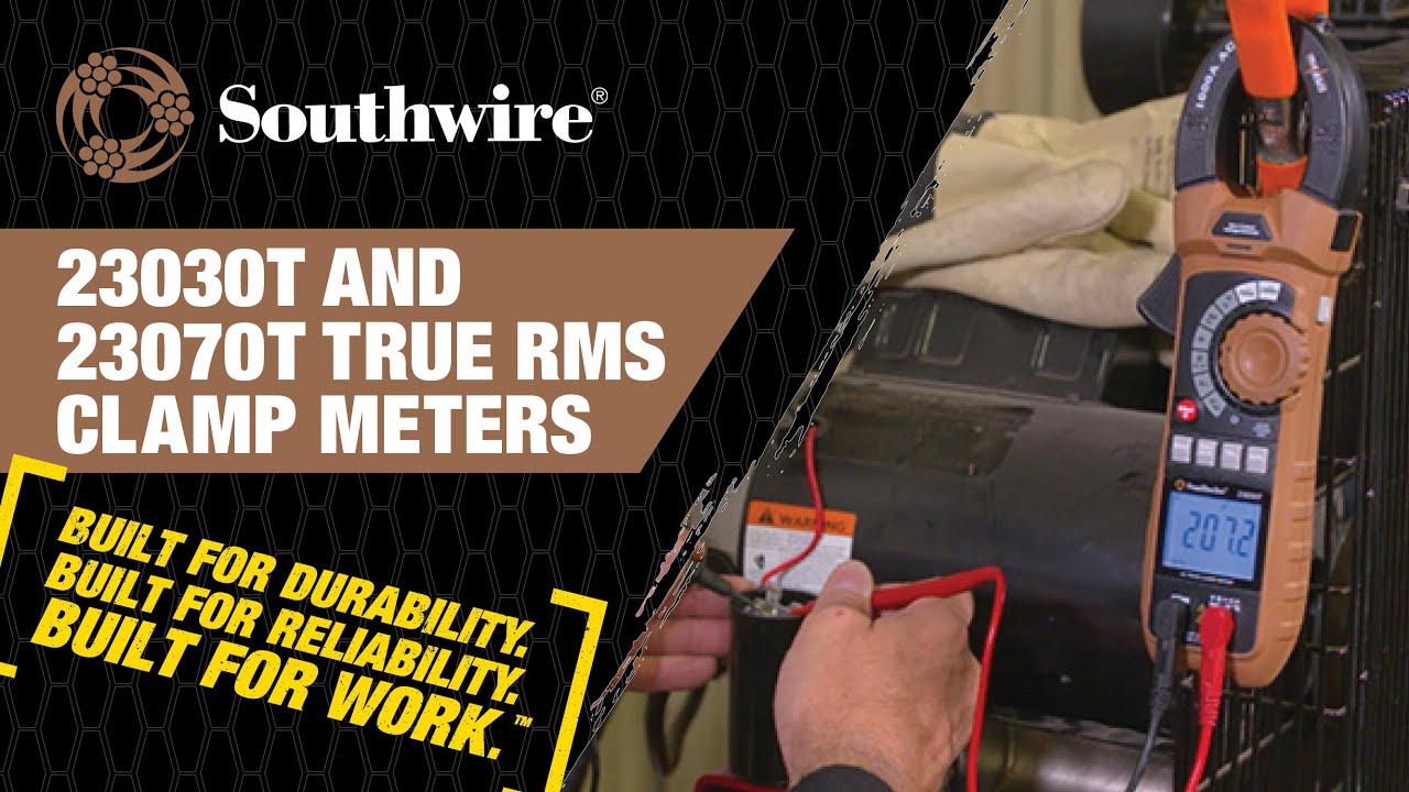 23030T and 23070T True RMS Clamp Meters - YouTube