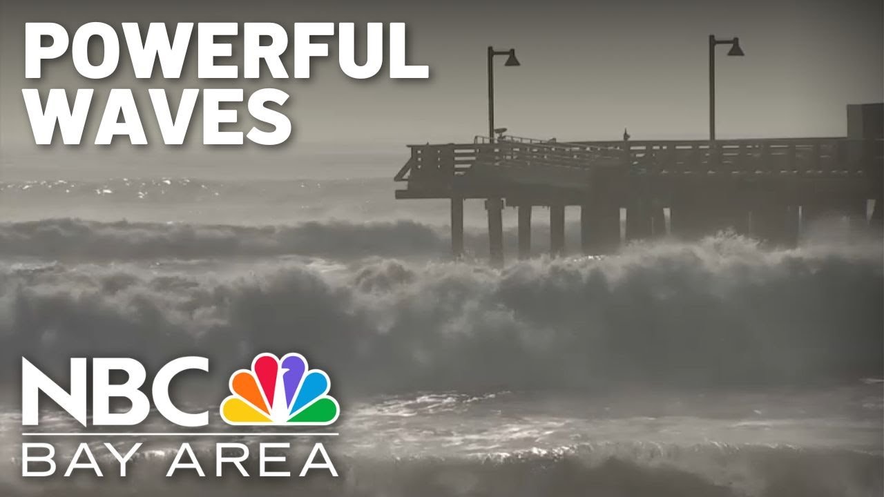 Another round of high surf for the Bay Area coastline - YouTube