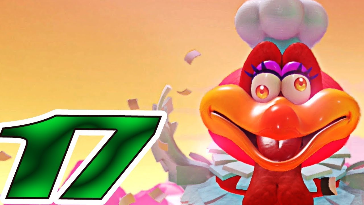 COOKATIEL SHOWDOWN | Super Mario Odyssey | Part 17 | Luncheon Kingdom ...