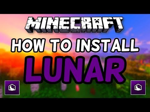 How to install and use the Lunar Client [Installation] [Basics] - YouTube