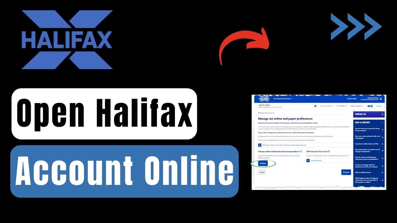 How To Open Halifax Account Online ! - YouTube