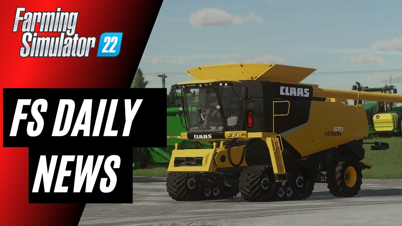 FS NEWS! American Claas Lexion, New Map With Orchards, Plus Testing ...