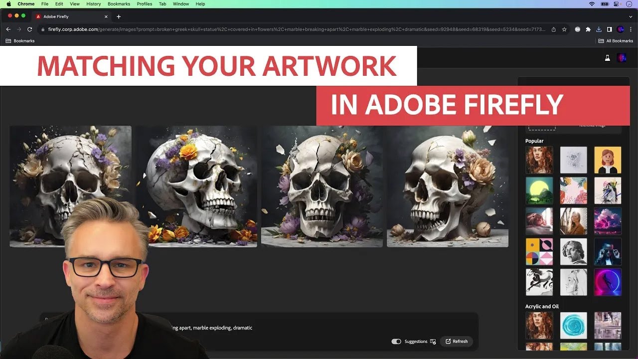 Matching Your Art Style in Adobe Firefly 2 (beta) - YouTube