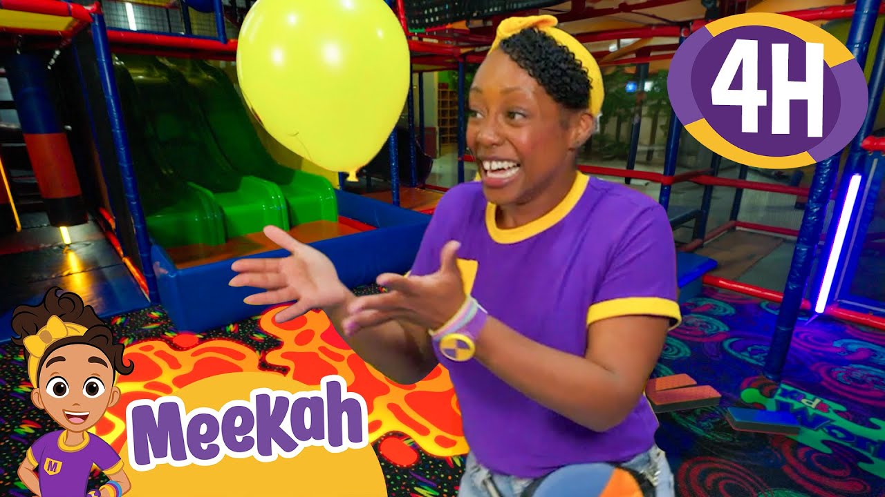 🎈 Meekah and the Yellow Balloon Zoom and Slide! | 4 HR OF MEEKAH ...