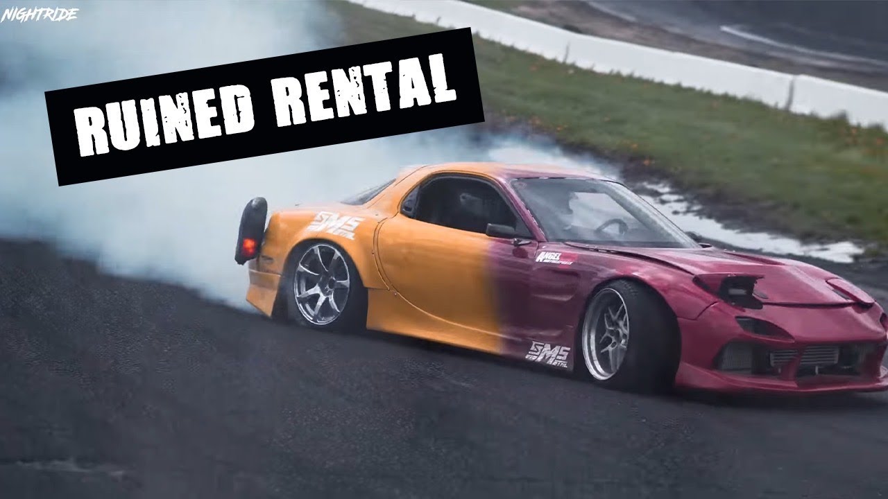 Almost Wrecked The Rx7 At DriftWeek 5 Englishtown - YouTube