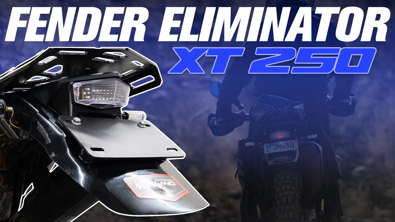 How To Install Tusk Fender Eliminator | Yamaha XT250 - YouTube